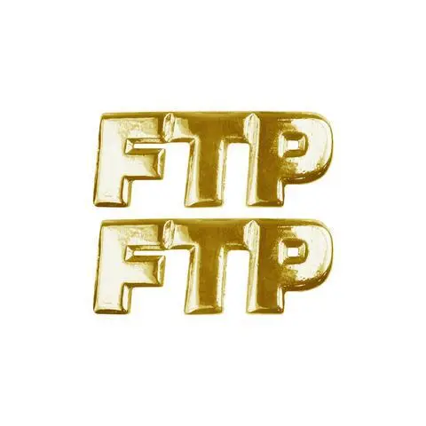 FTP Logo Lace Charm - Gold