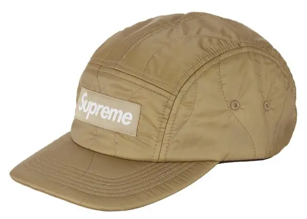 Supreme Quilted Liner Camp Cap - Gold