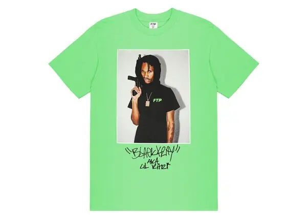 FTP Black Kray Photo Tee Shirt - Glime
