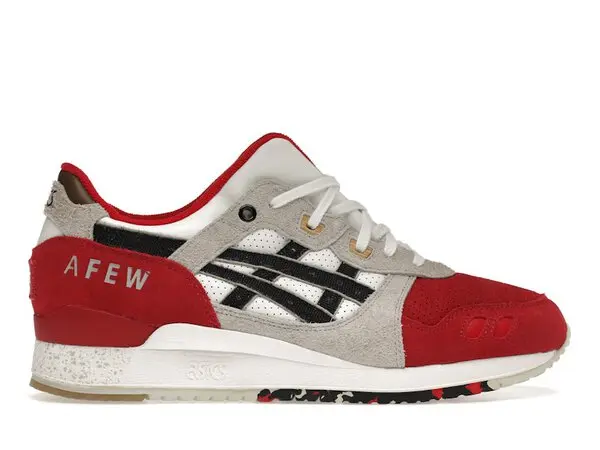 Asics Gel-lyte Iii Afew Koi Sneakers - Red/black/white
