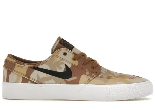Nike Zoom Stefan Janoski Canvas Premium Rm Sneakers - Parachute Beige Ale Brown White Black