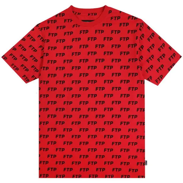 FTP Allover Tee Shirt - Red