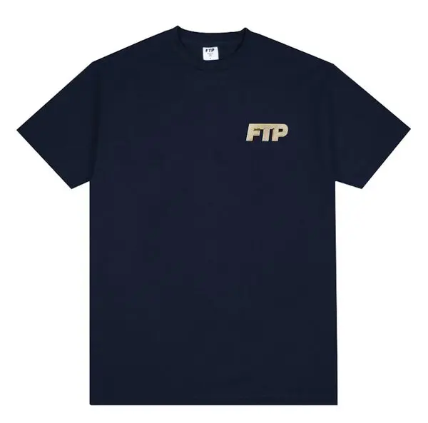 FTP Bling Logo Tee Shirt - Navy Blue