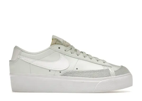 Nike Blazer Low Platform Sneakers - Barely Green/whiteone-colorbarely Greenone-colorteam Orange
