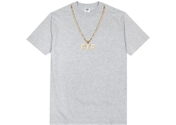 FTP Chain Tee Shirt - Heather Gray
