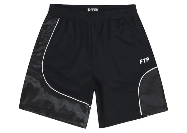 FTP Mesh Piping Short - Black