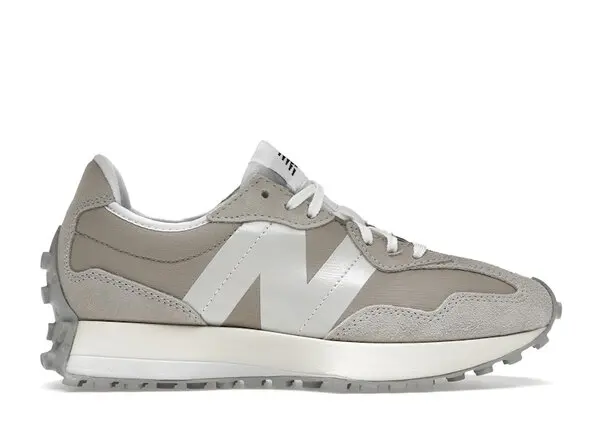 NEW BALANCE 327 Lace Up Sneakers - Timberwolf/aluminum