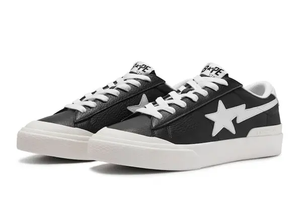 BAPE A Bathing Ape Mad Stain Sneakers - Black/white