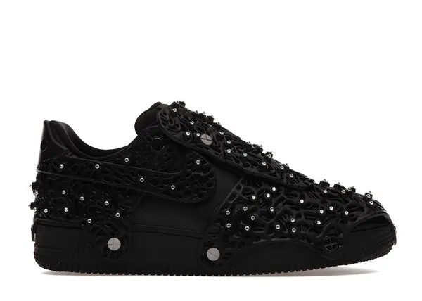 Nike Air Force 1 Low Swarovski Retroreflective Crystals Sneakers - Black