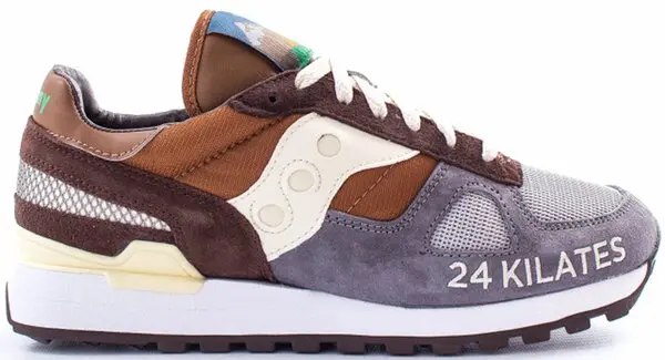 Saucony Shadow Original 24 Kilates Montana Sneakers - Brown/grey/cream