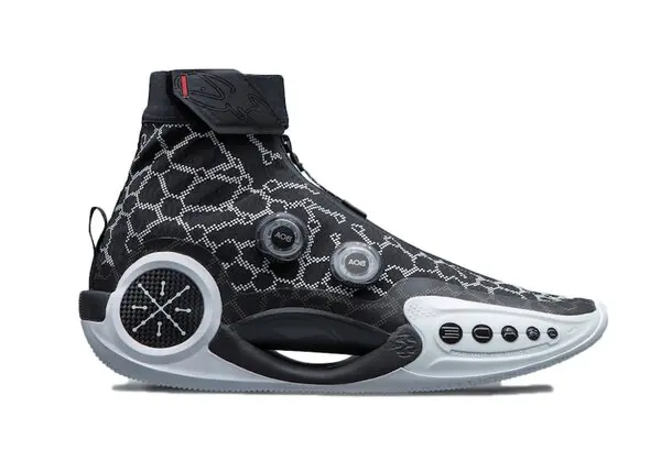 LI-NING Way Of Wade High-top Sneakers - White/black/grey
