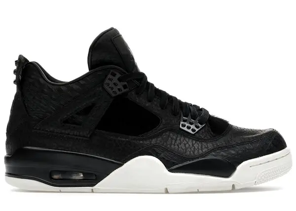 JORDAN 4 Retro Pony Hair Sneakers - Black/sail