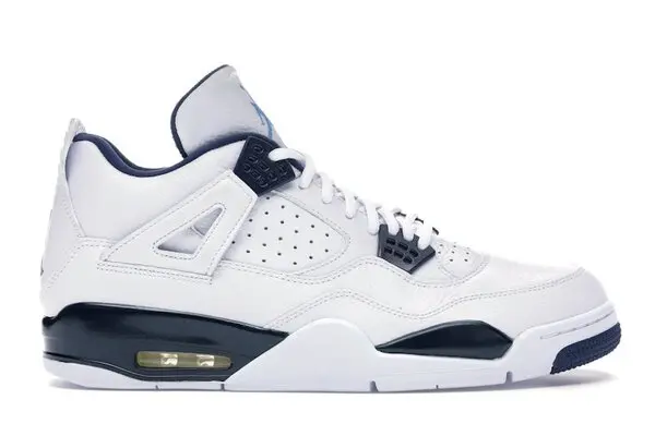 JORDAN 4 Retro Columbia Sneakers - White/legend Blue/midnight Navy