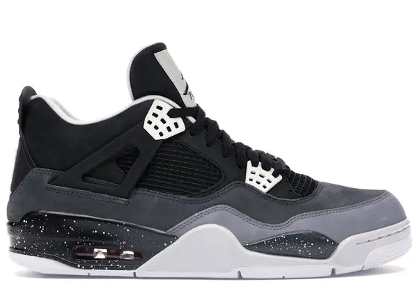 JORDAN 4 Retro Fear Pack Sneakers - Black/white/cool Grey