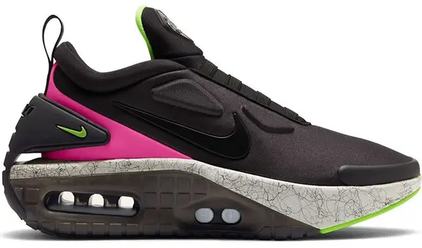 Nike Adapt Auto Max Sneakers - Black/laser Fuchsia/electro Green