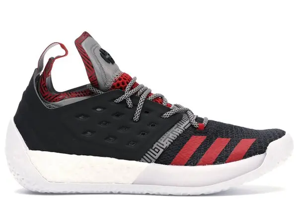 Adidas Harden Vol. 2 Lift Off Sneakers - Core Black/scarelet Red/grey