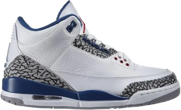 JORDAN 3 Retro - White/cement Grey/true Blue