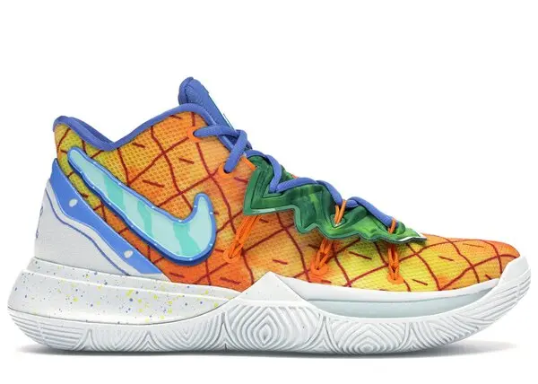 Nike Kyrie 5 Spongebob Pineapple House Sneakers