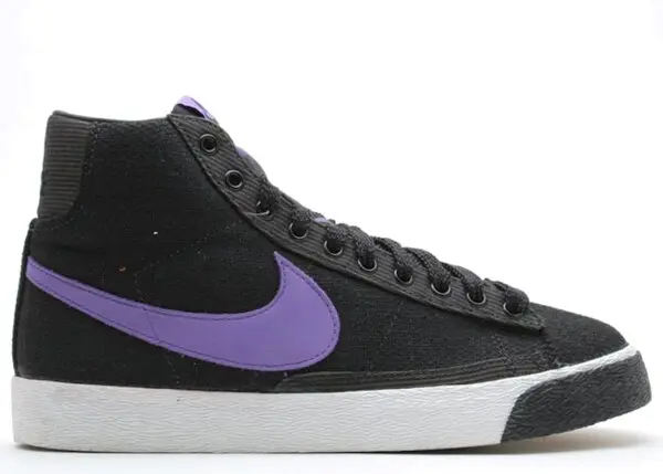 Nike Blazer Mid 73 Sneakers - Black/vivid Violet/anthracite