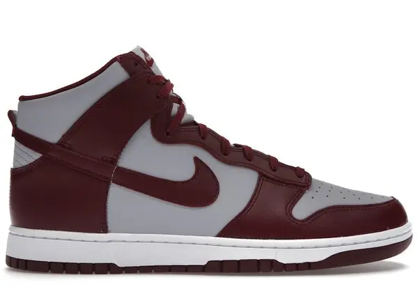 Nike Dunk High Retro Sneakers - Dark Beetroot/wolf Grey