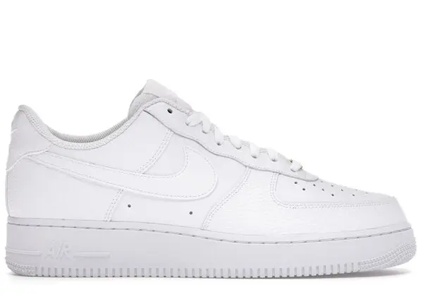 Nike Air Force 1 Low Triple Tumbled Leather - White/white/white