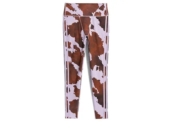 Adidas Ivy Park Cow Print Tights - Aop Cow Hide/purple Glow