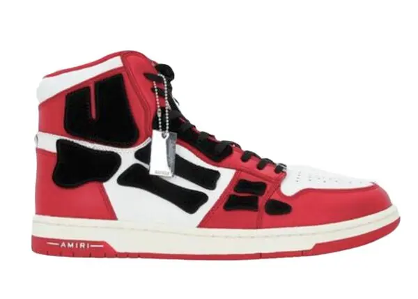 Amiri Skel Top Hi High-top Sneakers - Red/white