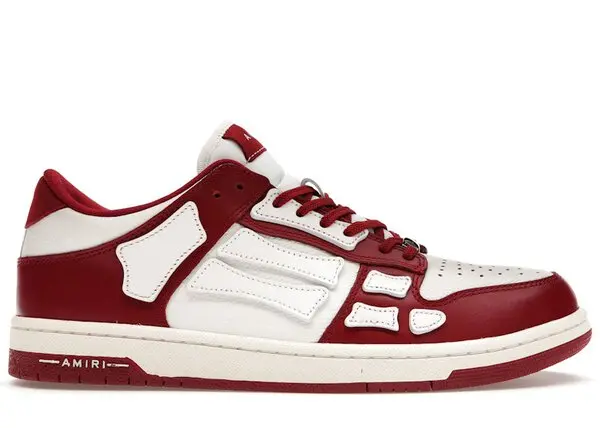 Amiri Skel Top Low Sneakers - Red/white
