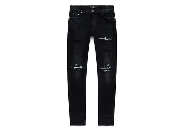 Amiri Mx1 Bandana Jeans - Black