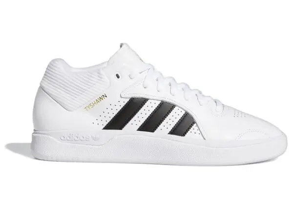 Adidas Tyshawn Mid Top Sneakers - Cloud White/core Black