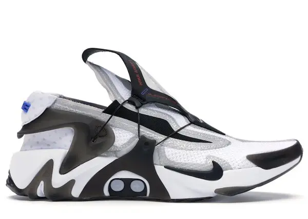 Nike Adapt Huarache Sneakers - White/black/bright Crimson