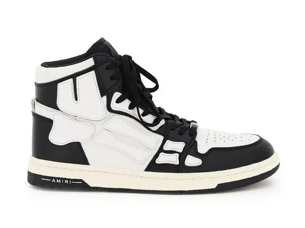 Amiri Skel Top High-top Sneakers - Black/white
