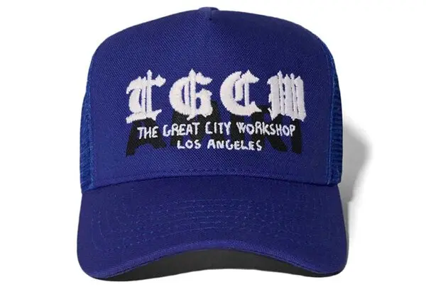 Amiri T.g.c.w. Trucker Hat - Blue