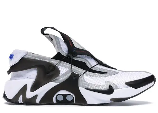 Nike Adapt Huarache Sneakers - White/black/bright Crimson