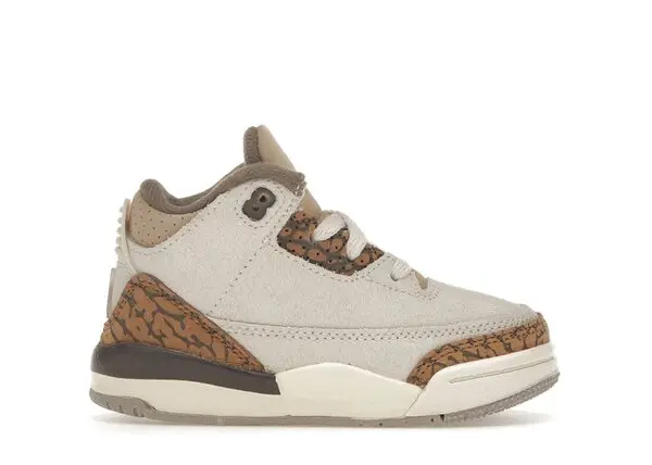 JORDAN 3 Retro Palomino Toddler Sneakers - Light Orewood Brown/metallic Gold/light British Tan