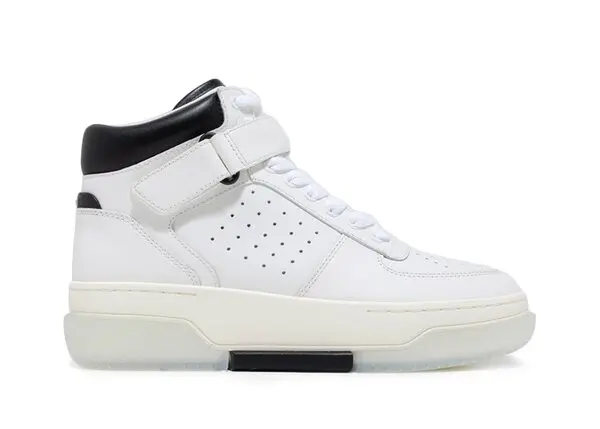 Amiri Stadium High-top Sneakers - White/black