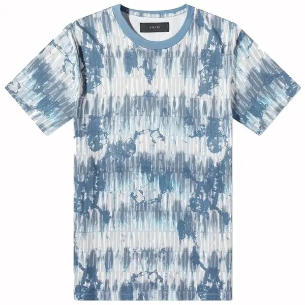 Amiri Tie Dye Tee Shirt - Blue