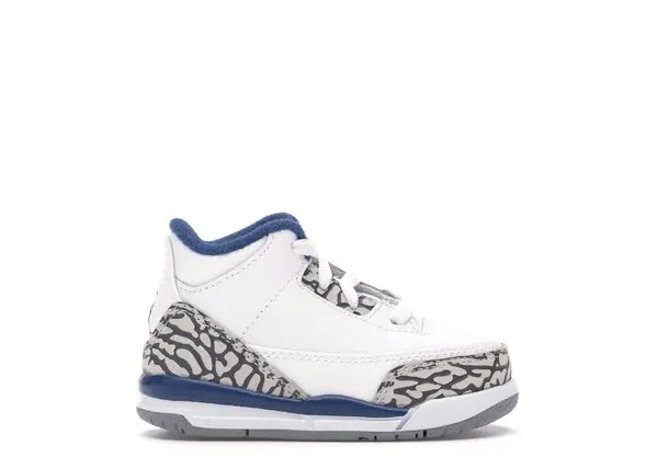 JORDAN 3 Retro Sneakers - White/varsity Red/true Blue