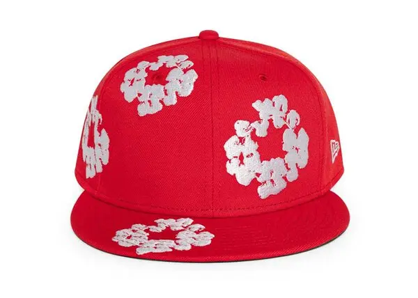 DENIM TEARS Cotton Wreath 59/50 Cap - Red