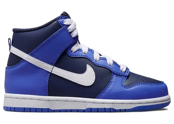 Nike Dunk High Sneakers - Medium Blue/midnight Navy/white