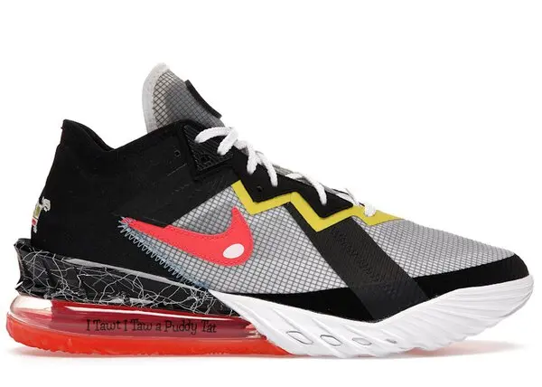 Nike Lebron Low Sylvester Vs. Tweety Space Jam - White/black/yellow Strike