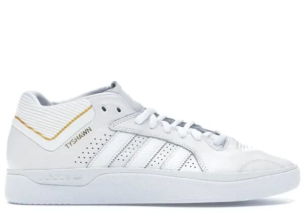 Adidas Tyshawn Sneakers - White/gold