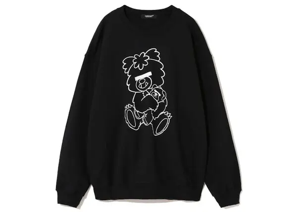 Undercover X Verdy Visty Bear Crewneck Sweatshirt - Black