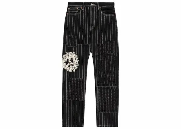 DENIM TEARS Peace Patchwork 501 Pant