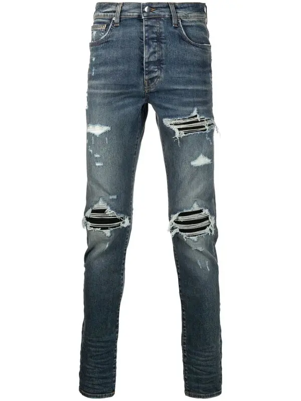 Amiri Stonewashed Slim Cut Jeans