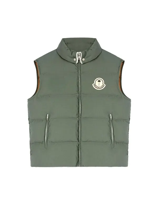 Moncler X Palm Angels Rodman Down Vest Green Editorialist