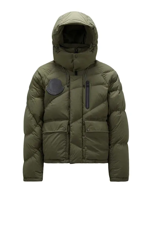 Moncler X Pharrell Chestnut Short Down Jacket