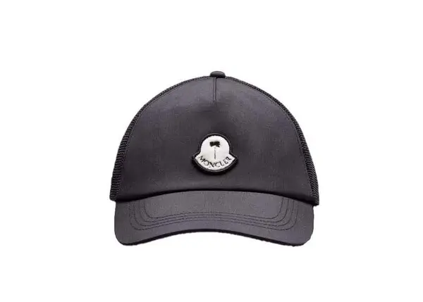 Moncler X Palm Angels Logo Baseball Cap - Black