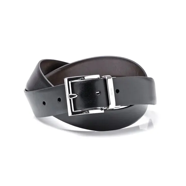 LOUIS VUITTON Signature Leather Belt - Black