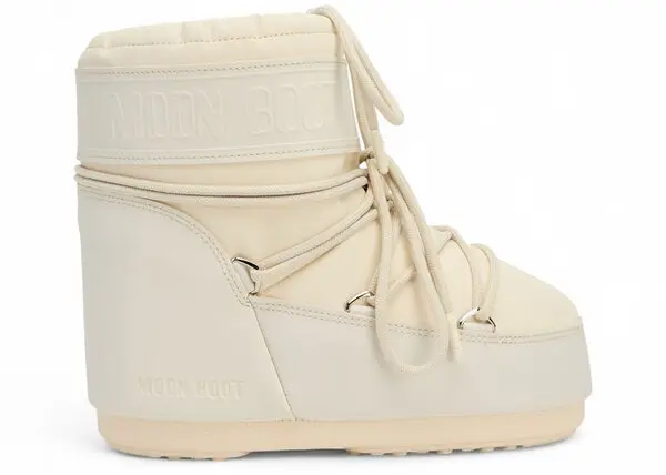 Moon Boot Evolution Suede Sandalin - Cream